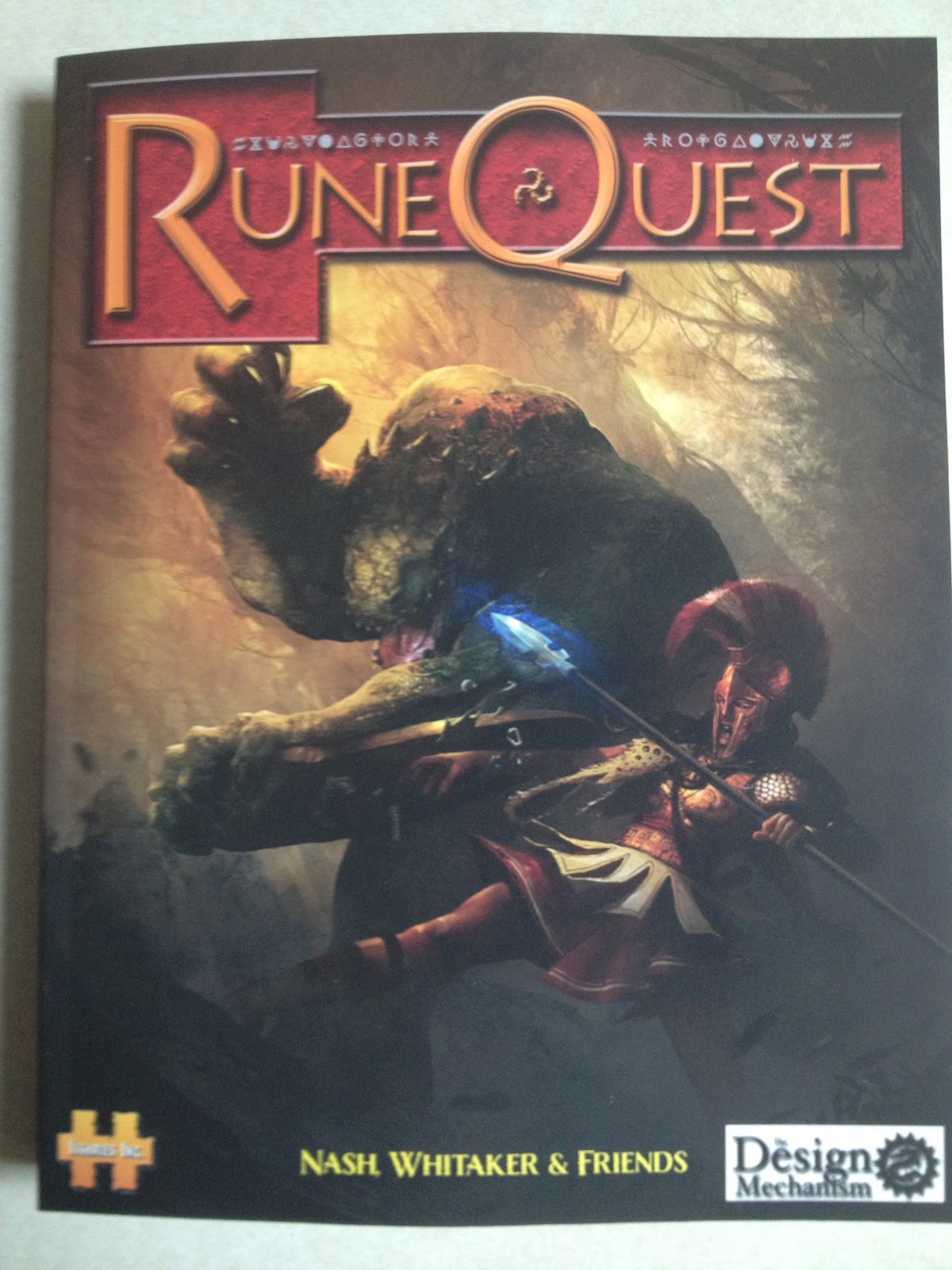 Tenkar's Tavern: RuneQuest 6 Softcover Edition in Hand!