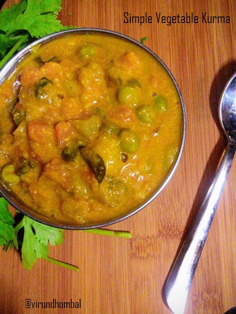 Simple Vegetable Kurma