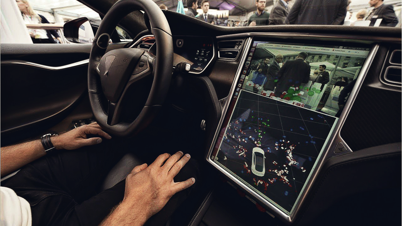 High Tech: Bosch car technology can memorise your face and voice.