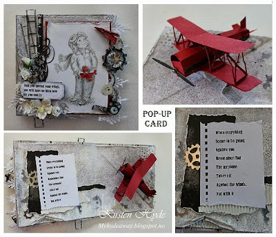 My Craft and Garden Tales: Pop-up plane with template