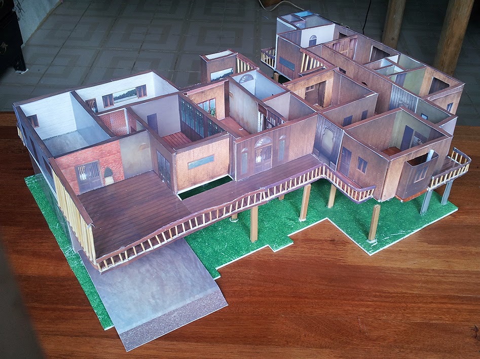 The stilt house: Maquette