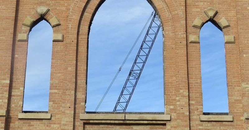 New Temple in Provo: Fireside and A Little Snow