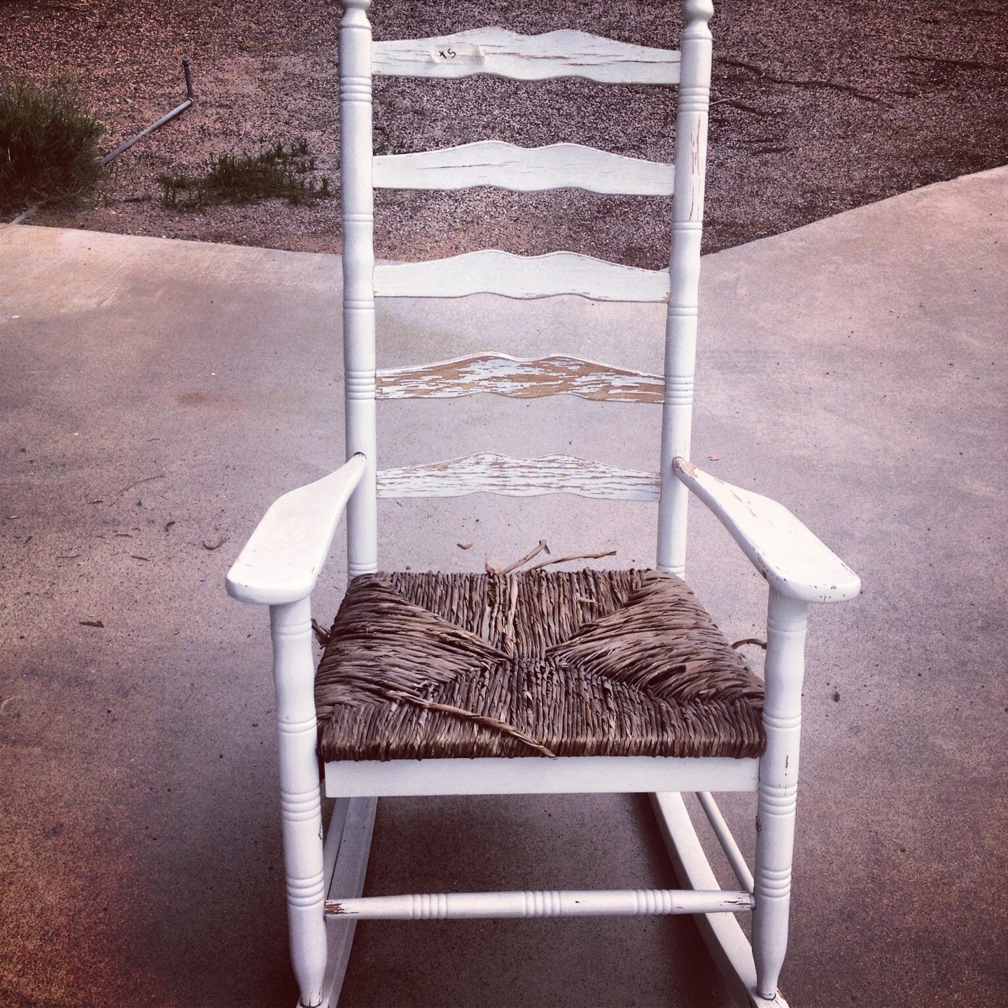 Lauren Kelly Finds: Chevron Rocking Chair Revised