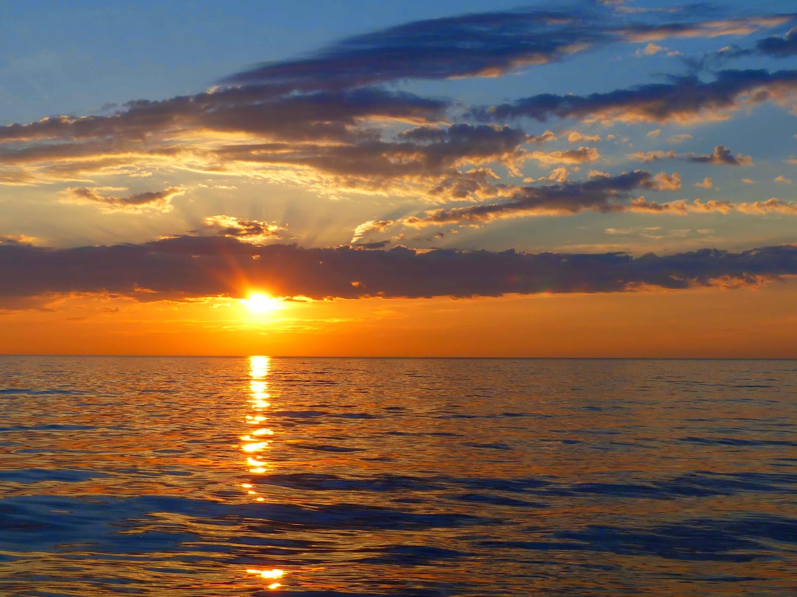 Gale's Photo and Birding Blog: Sunset Afterglow in Dunkirk Harbor