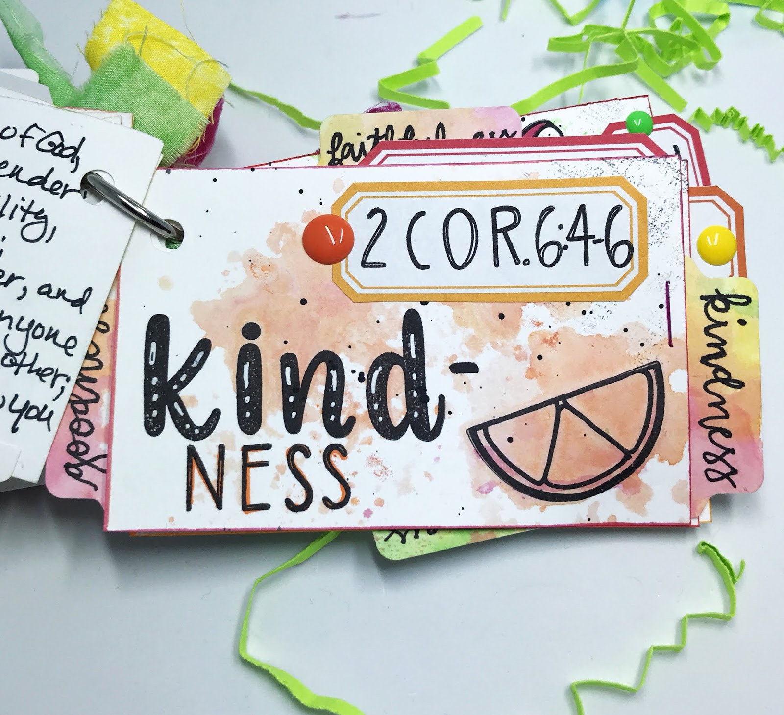 Creative Worship: "Fruit of the Spirit" Bible Verse Mini Flip Book