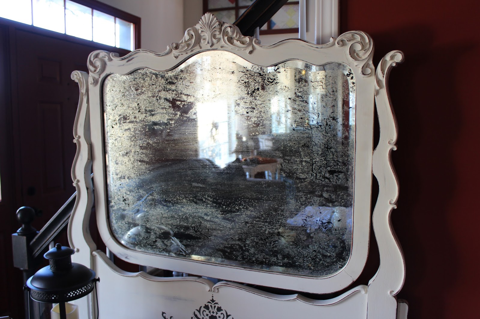 Rustic Treasures: Creating an Antique Mirror effect
