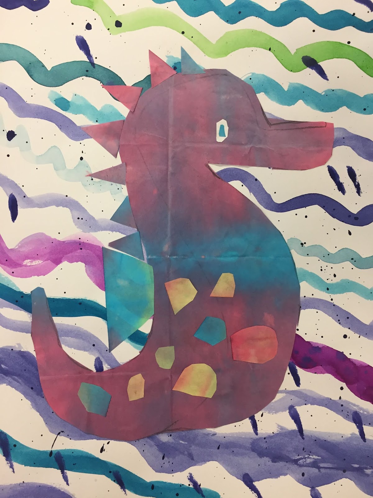 Mrs. O'Connell's Art Room: Eric Carle Sea Horse