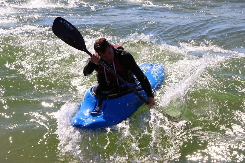 Michigan Exposures: A Kayak in the Waves