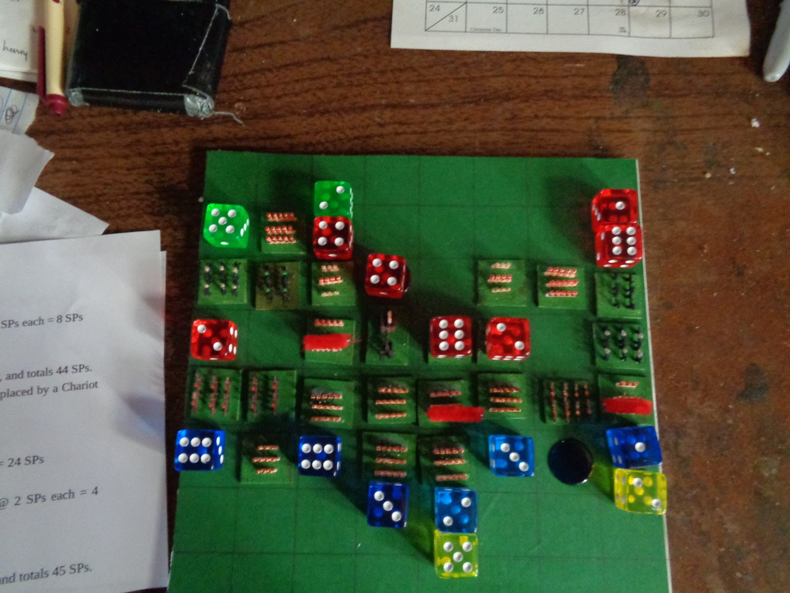 Gamer's Guild: the Portable Wargame- Ancients on a 6" X 6" playing ...