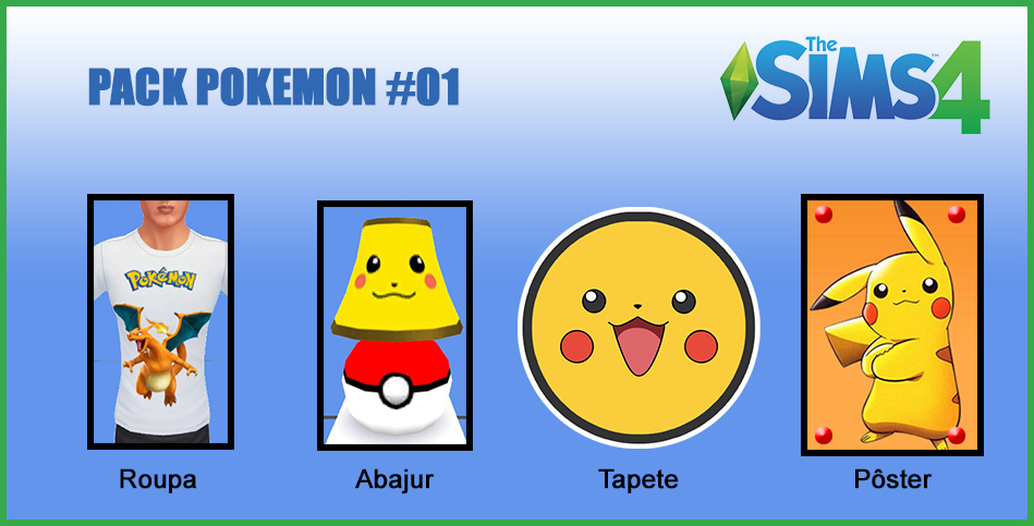 PLAY Pokémon GO: Pack01 Pokémon - The Sims 4