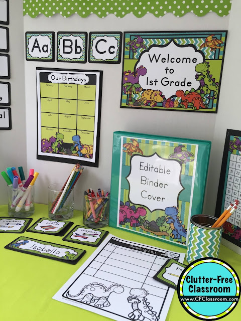 Dinosaur Themed Classroom - Ideas & Printable Classroom Decorations ...