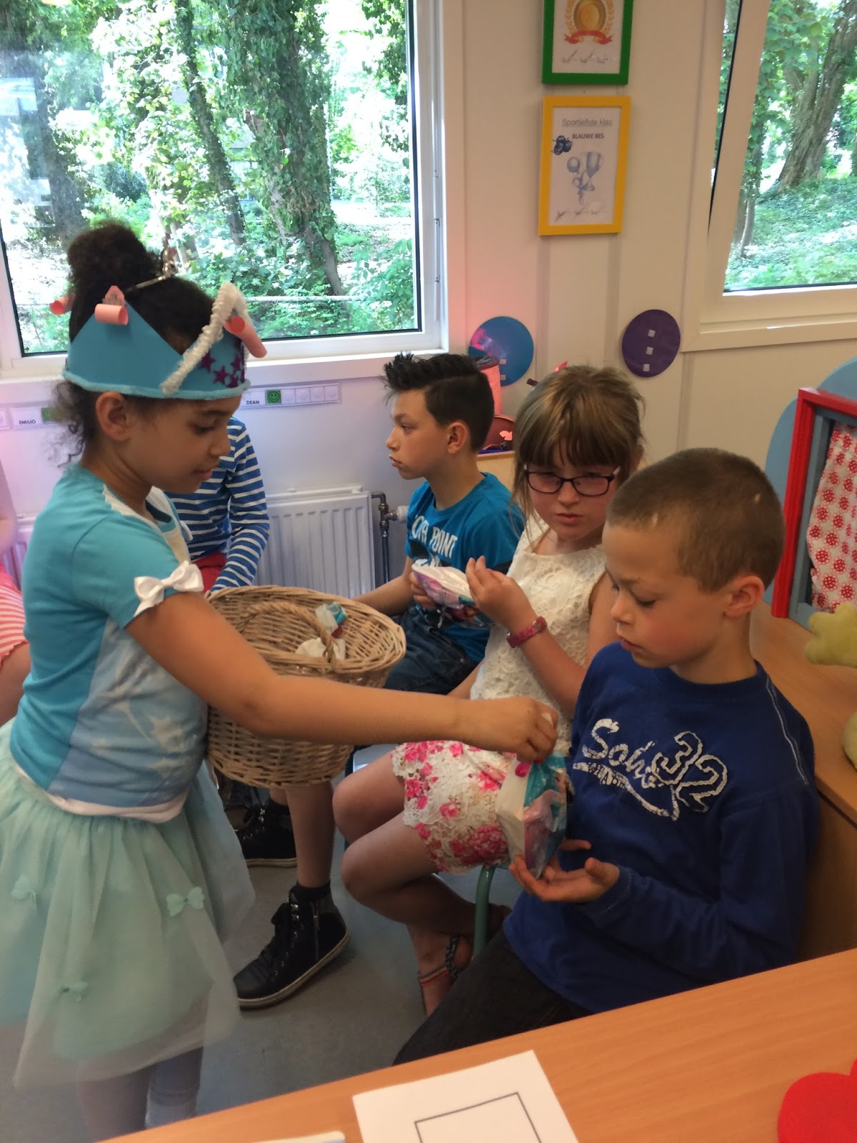 BLAUWE BES KLAS: Emily, 9 jaar.