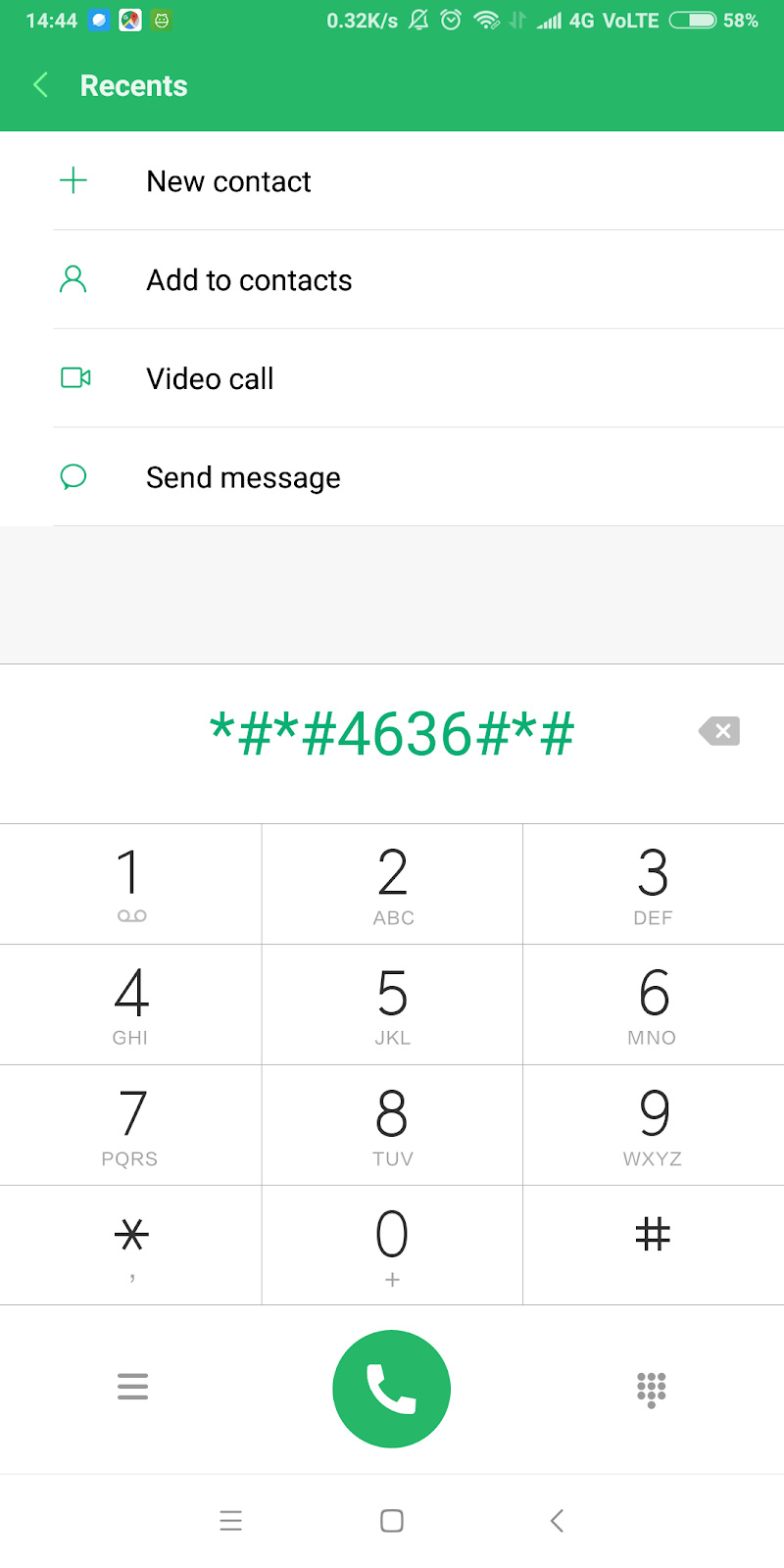 Android Secret Codes