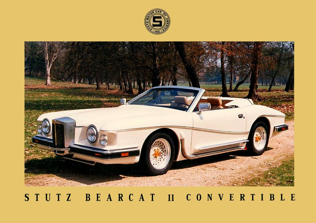 CARHUNTER : STUTZ MOTORCARS - ONE WORD SAYS IT ALL, OR DOES IT?