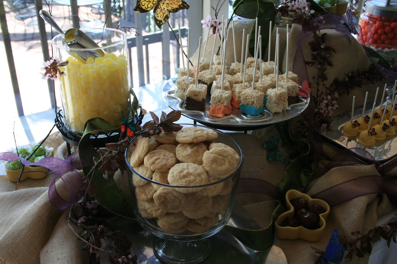 Share Dessert: First Communion Butterfly Dessert Bar