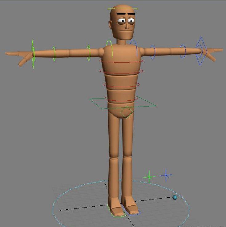 RigsArena - Free Rigs for 3ds Max: Low Man Rig