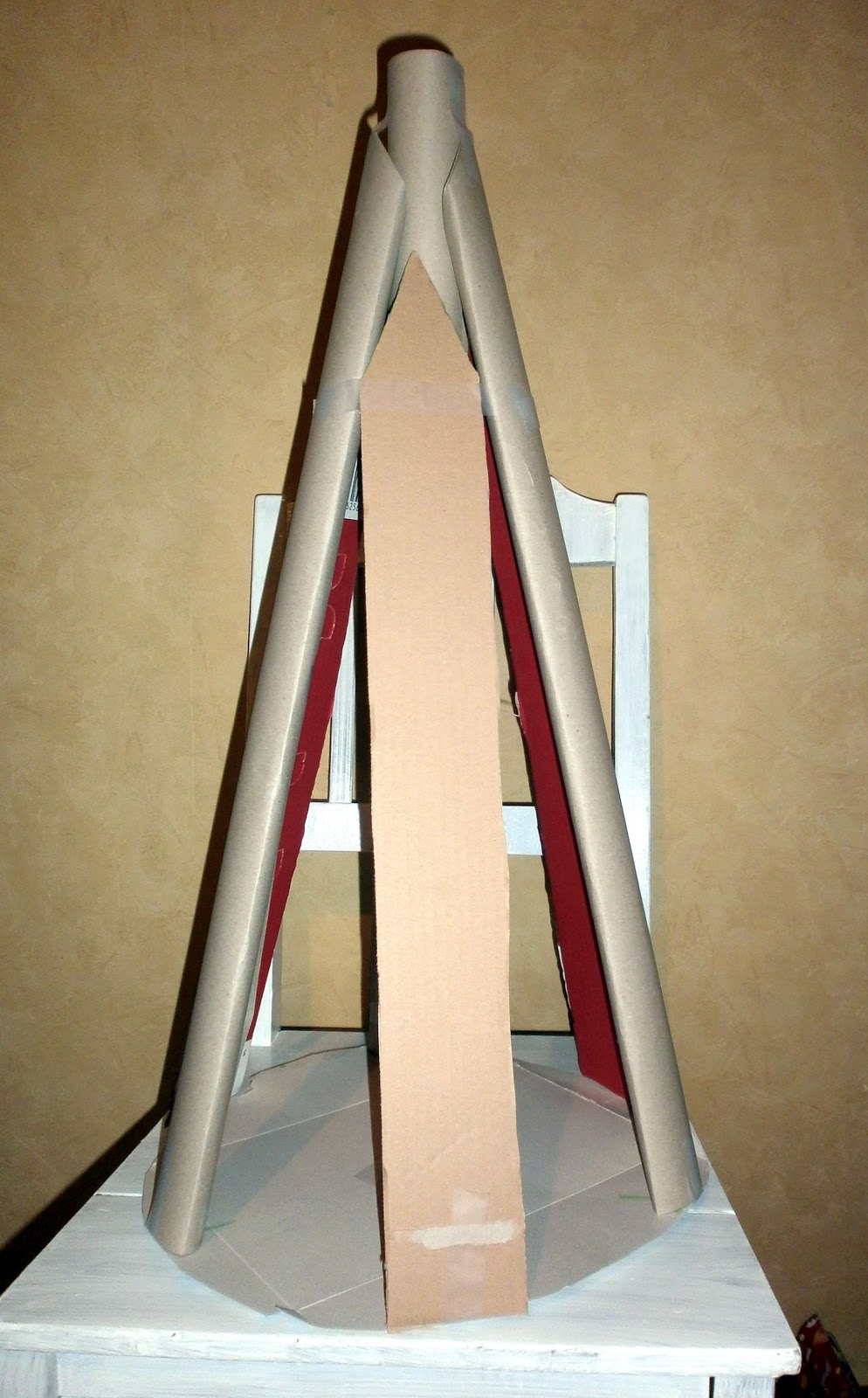 Upcycled paper Christmas tree