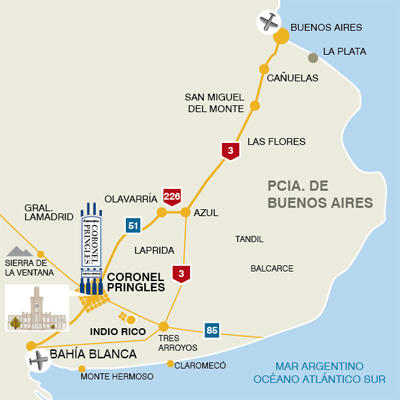 Nos Casamos!: Mapas de Coronel Pringles