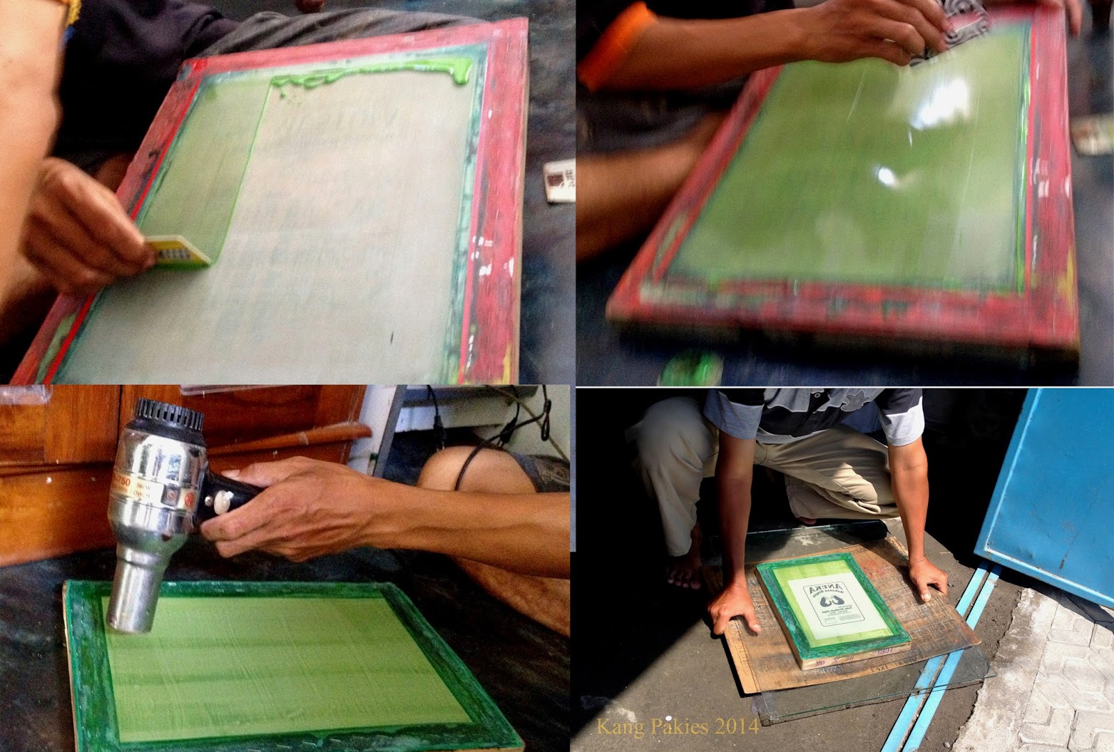 sablon: Belajar Sablon Plastik Manual