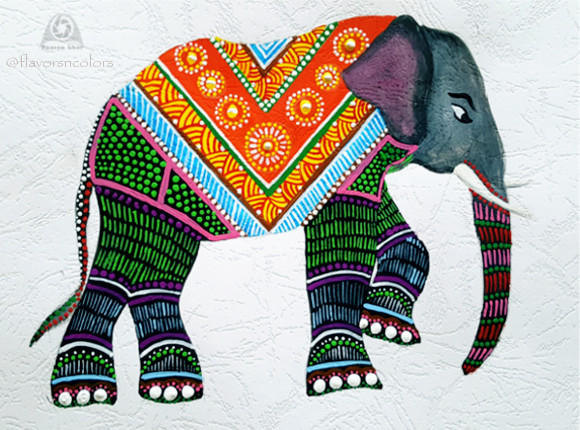 An Intro and Video Tutorial on Gond Art Work ~ Flavors N Colors