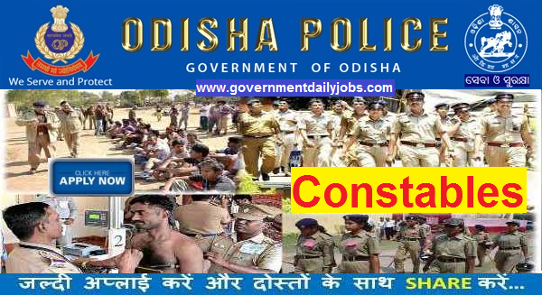 ODISHA POLICE RECRUITMENT 2016-17 APPLY ONLINE 521 CONSTABLE POSTS