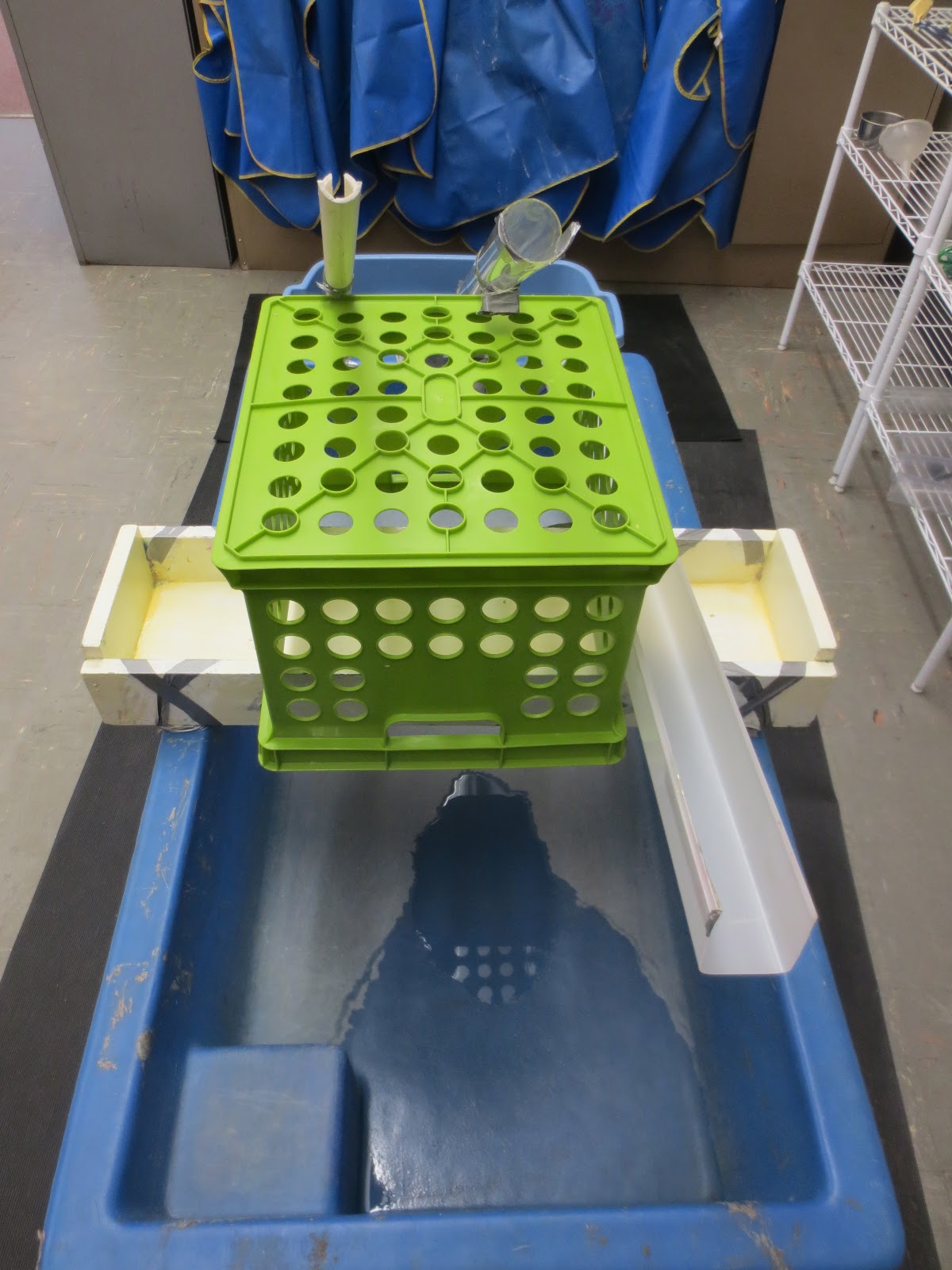 SAND AND WATER TABLES: EVOLUTION OF A WORM SLIDE