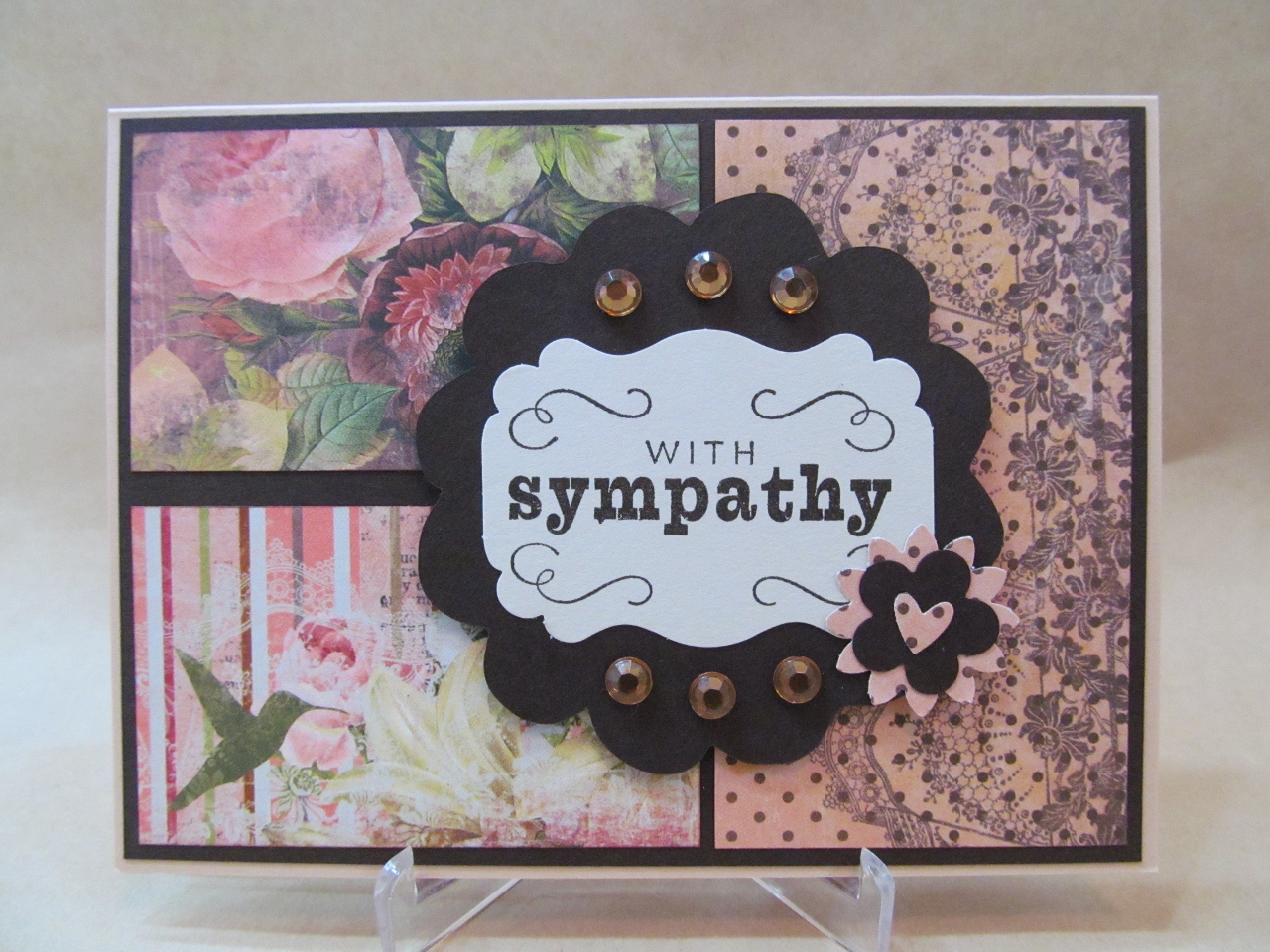 Savvy Handmade Cards: Floral Sympathy Card