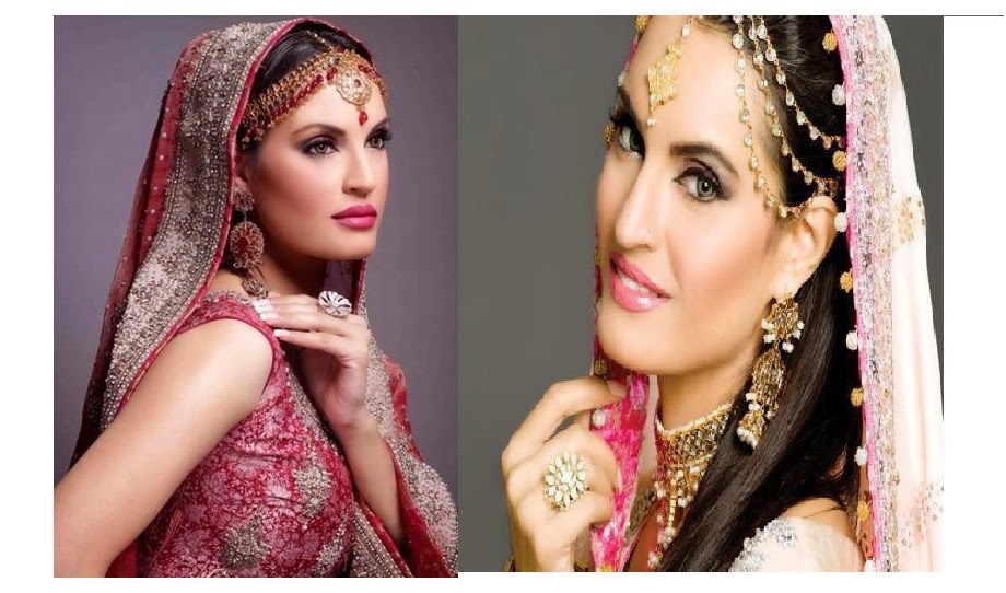 Pakistani Top Model Nadia Hussain In Bridal Makeup: ~ Idyllic Fashion House