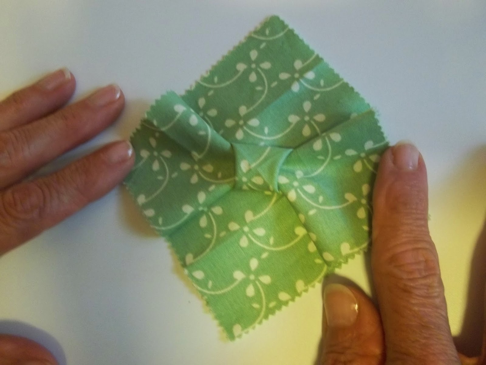 Simply Put Plus: Charm Square 3-D Bow Tie Block-Tutorial