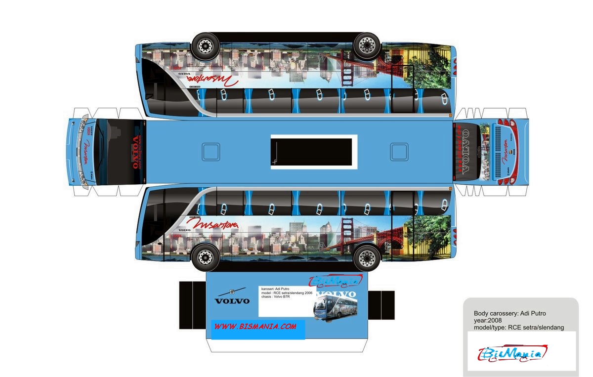 Papercraft Bus 3 | Big Resolution ~ RAILFANS and BUSMANIA