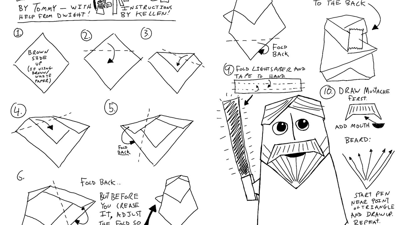 How To Make Origami Yoda Finger Puppet Origami Choices How To Make Origami Yoda Finger Puppet Origami Choices