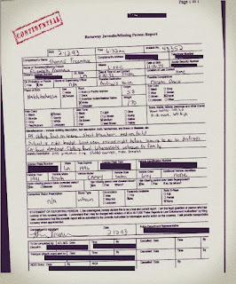 .: Original Missing Person Report (Case File #48352)