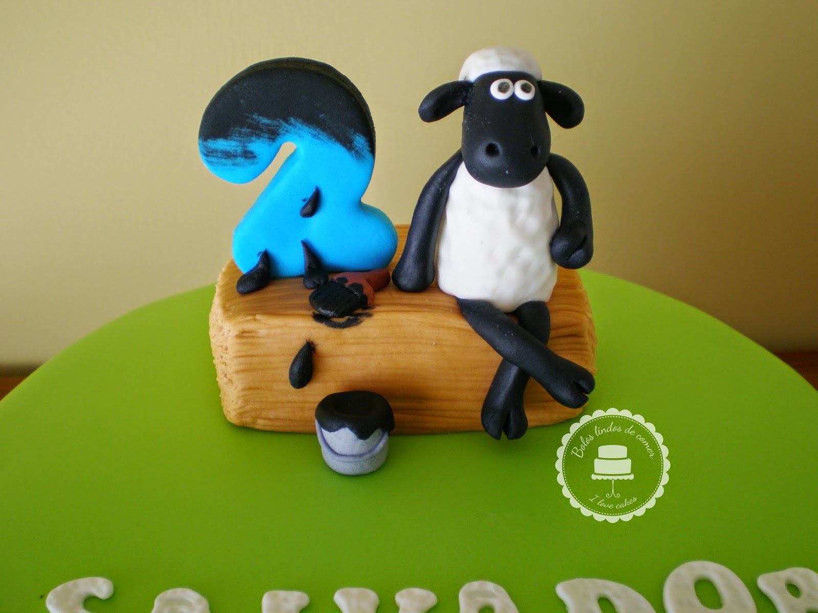 Bolos lindos de comer: Bolo Ovelha Choné / Shaun the Sheep cake