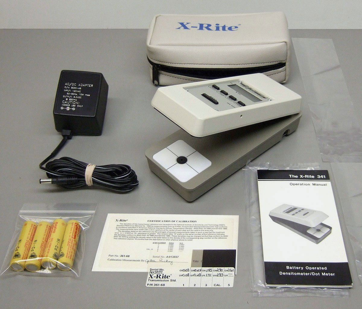 X-Rite 341 Transmission Densitometer