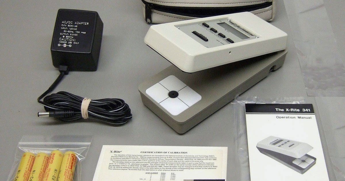 X-Rite 341 Transmission Densitometer