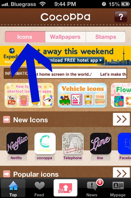 Cocoppa Icons Tumblr