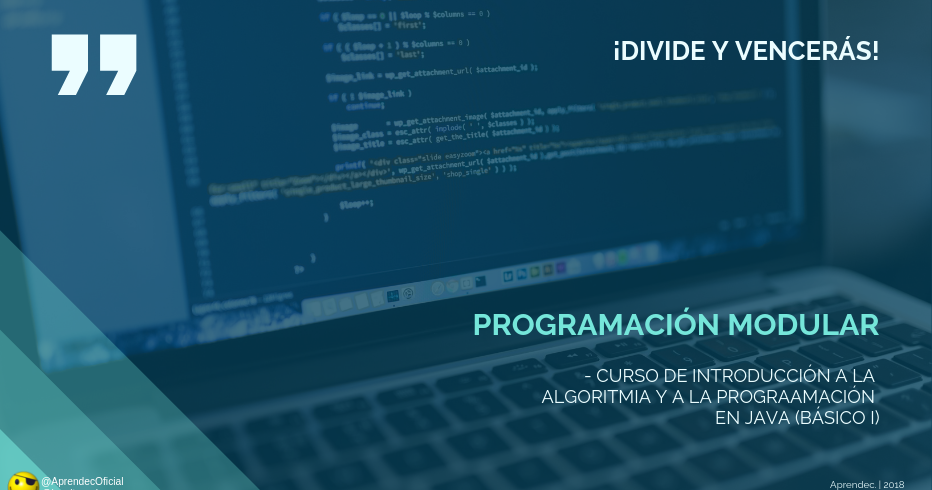 Josel Toro: Programación modular