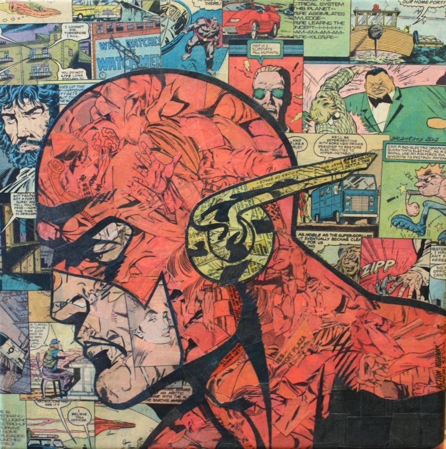 Design Stack: A Blog about Art, Design and Architecture: Comic Collage Art