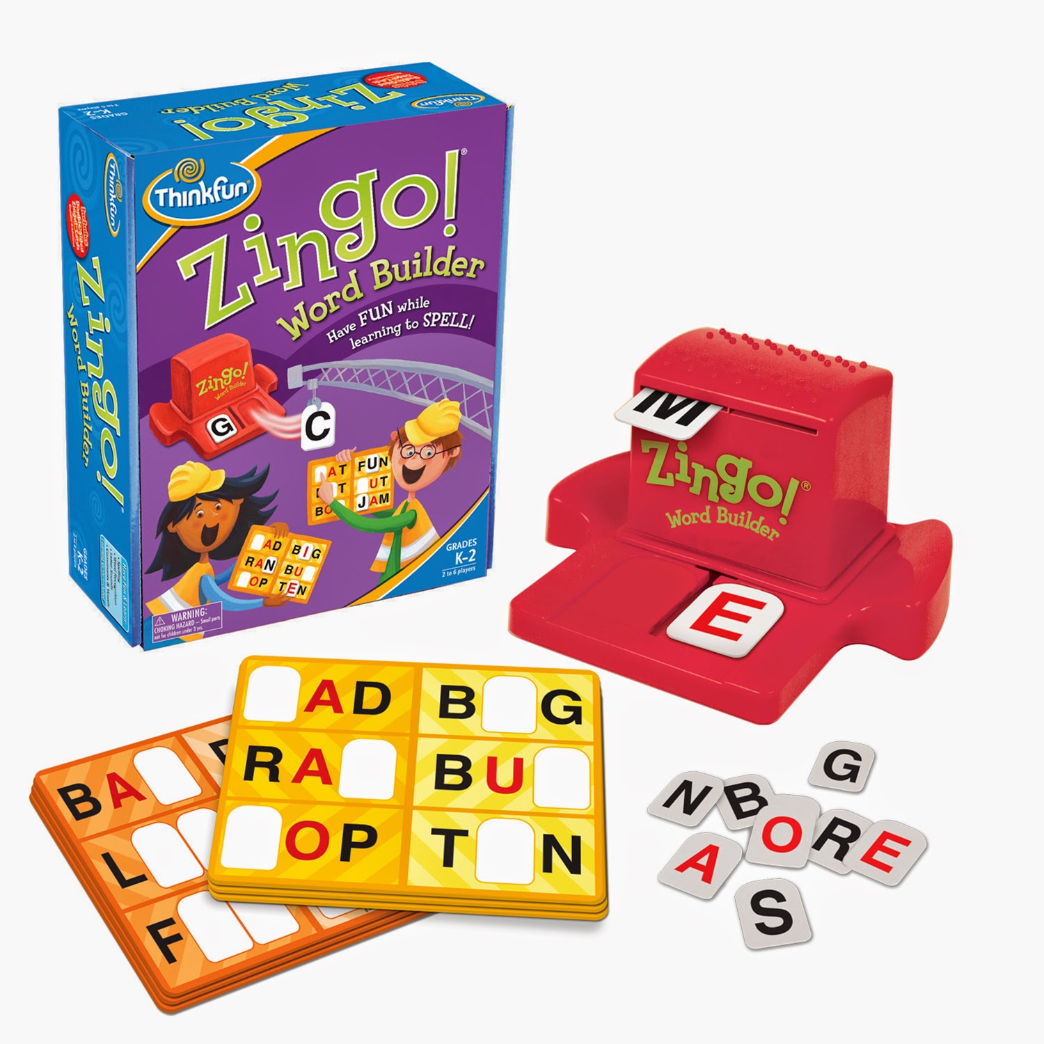 Tammy's Luvs And Reviews!: Zingo Word Builder By ThinkFun Review