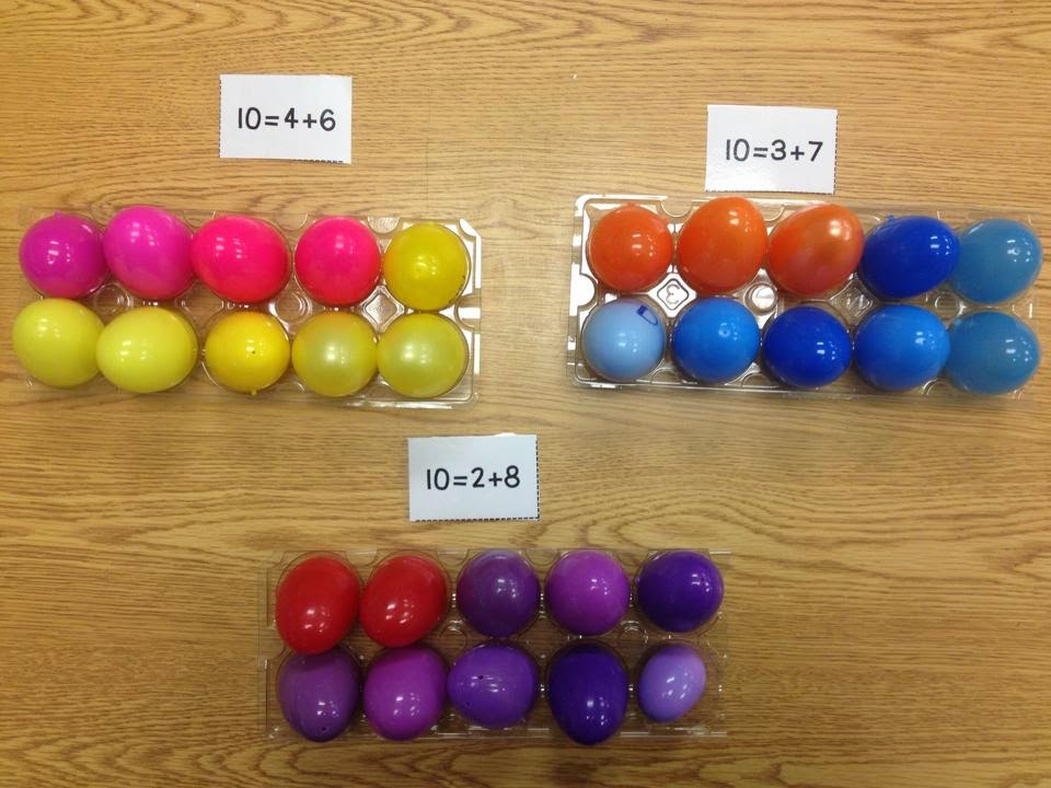 Crayons & Cuties In Kindergarten: Making Two Groups From Ten 'EGG'-stra ...