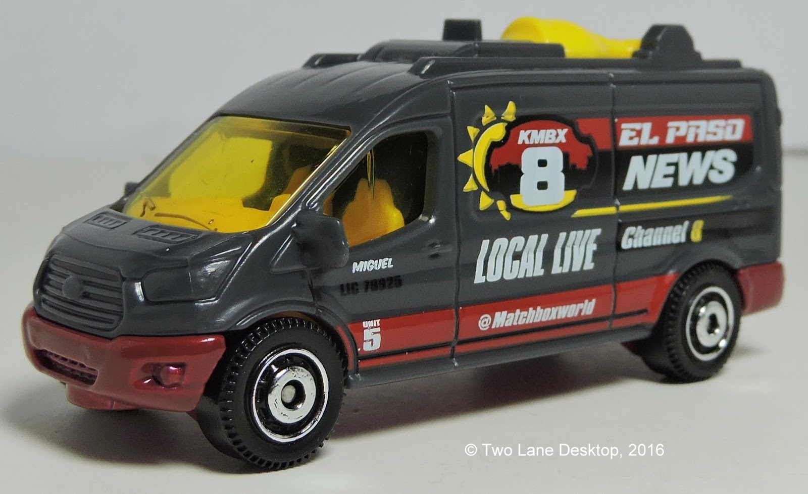 Matchbox 2015 Ford Transit TV New Van, 1990, 1995, and 2006 Ford ...