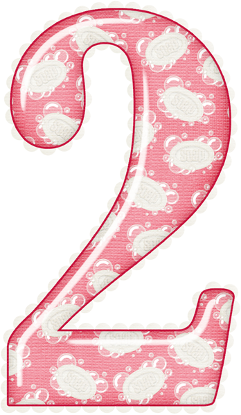 ® Colección de Gifs ®: IMÁGENES DE NÚMEROS ROSADOS PARA IMPRIMIR