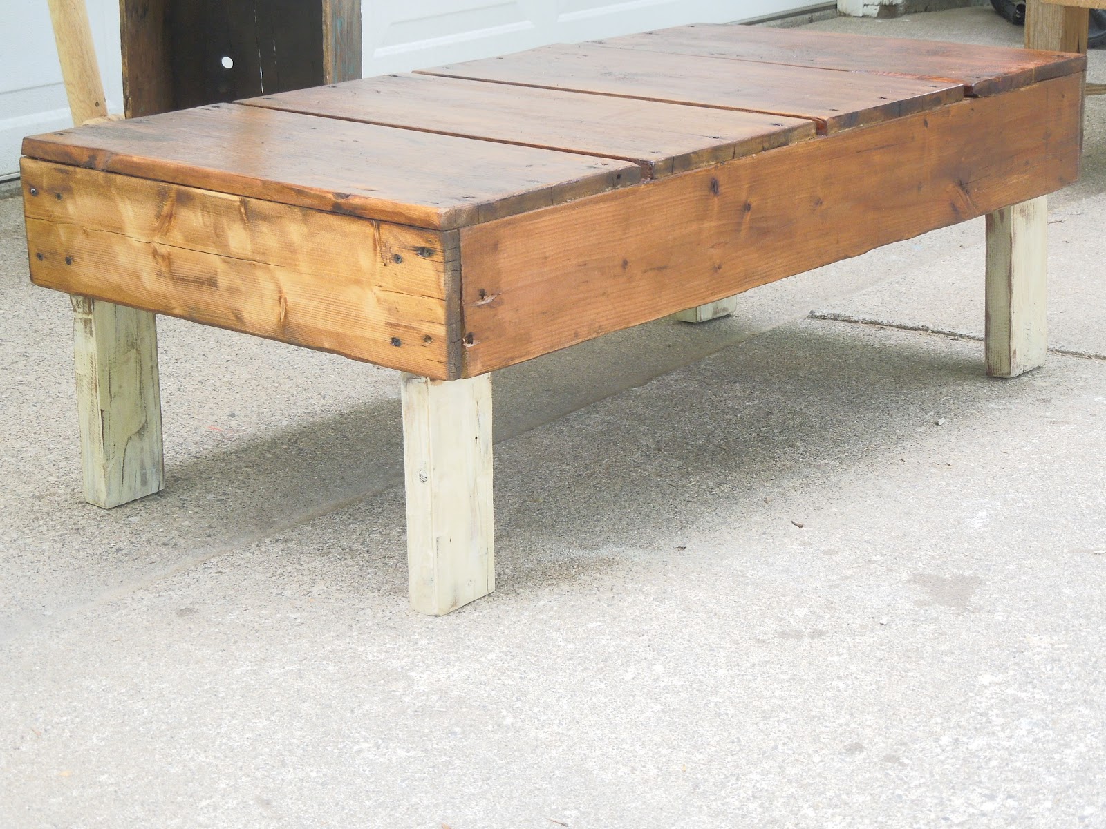 Tattered Lantern: Rustic Coffee Table (Sold)