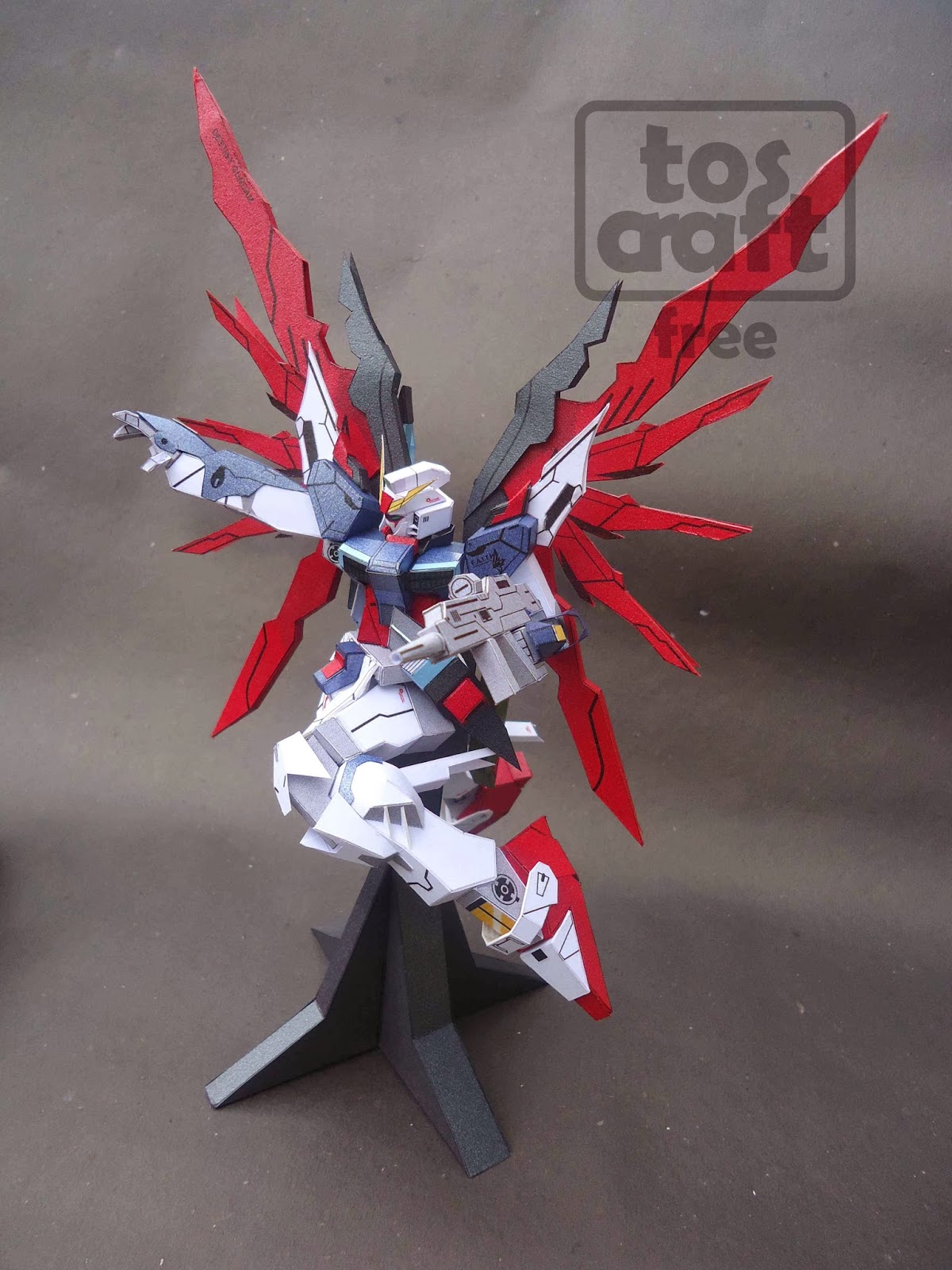 Tos-craft: DESTINY Gundam 1:144 papercraft