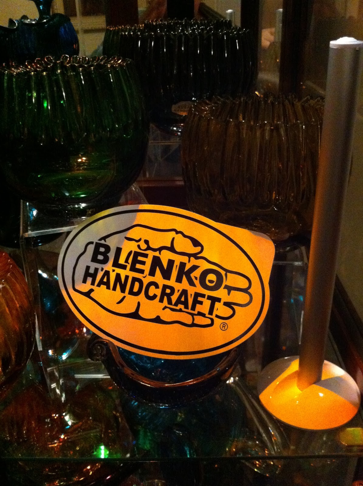 Heart of Glass - Blenko Glass: Blenko Glass Hand Logo Sticker - Do You ...