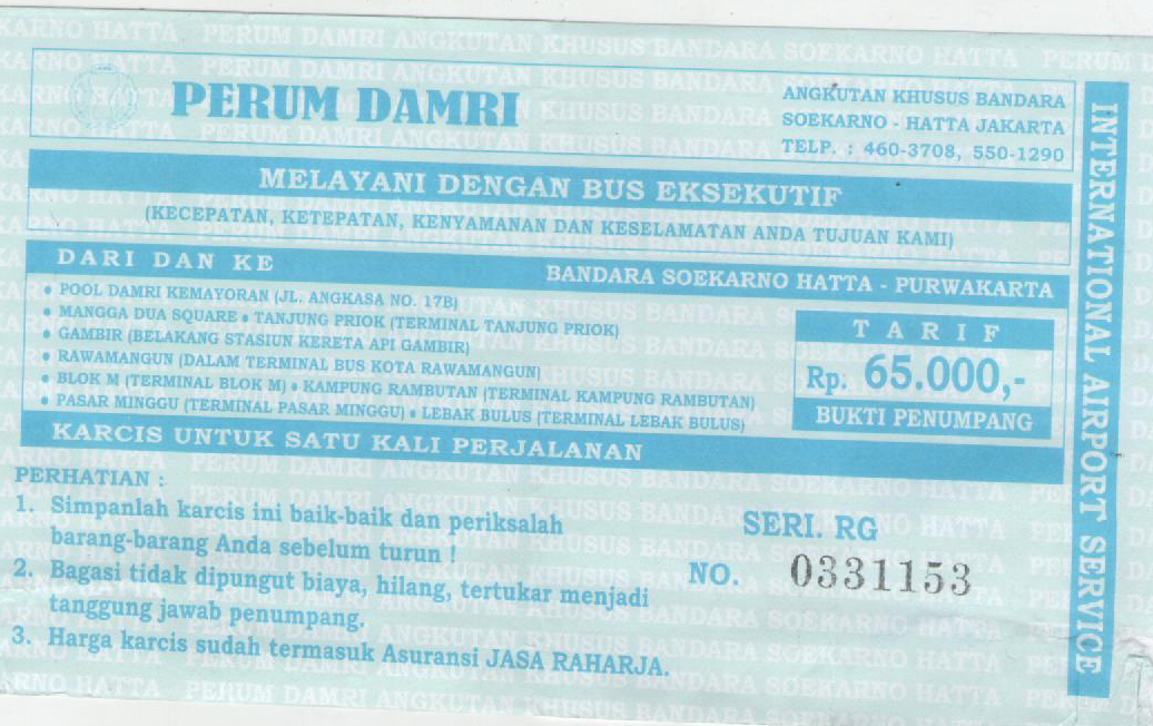 Jadwal Dan Tarif Bis Damri Bandara Purwakarta Ke Sukarno Hatta | Blog ...