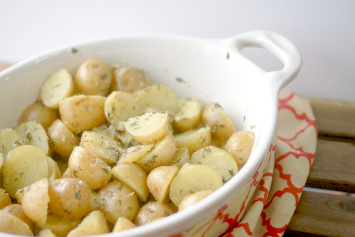 Garlic and Parsley Potatoes | Crazy for Cookies and More