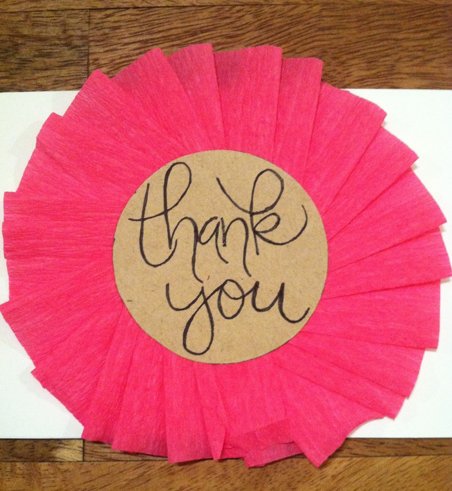 hopes & dreams: DIY: Girly Thank You Cards