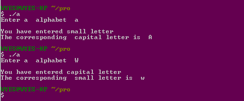 A C program to interchange small and capital letter alphabet ~ ProgramsWay: Learn C Programming ...