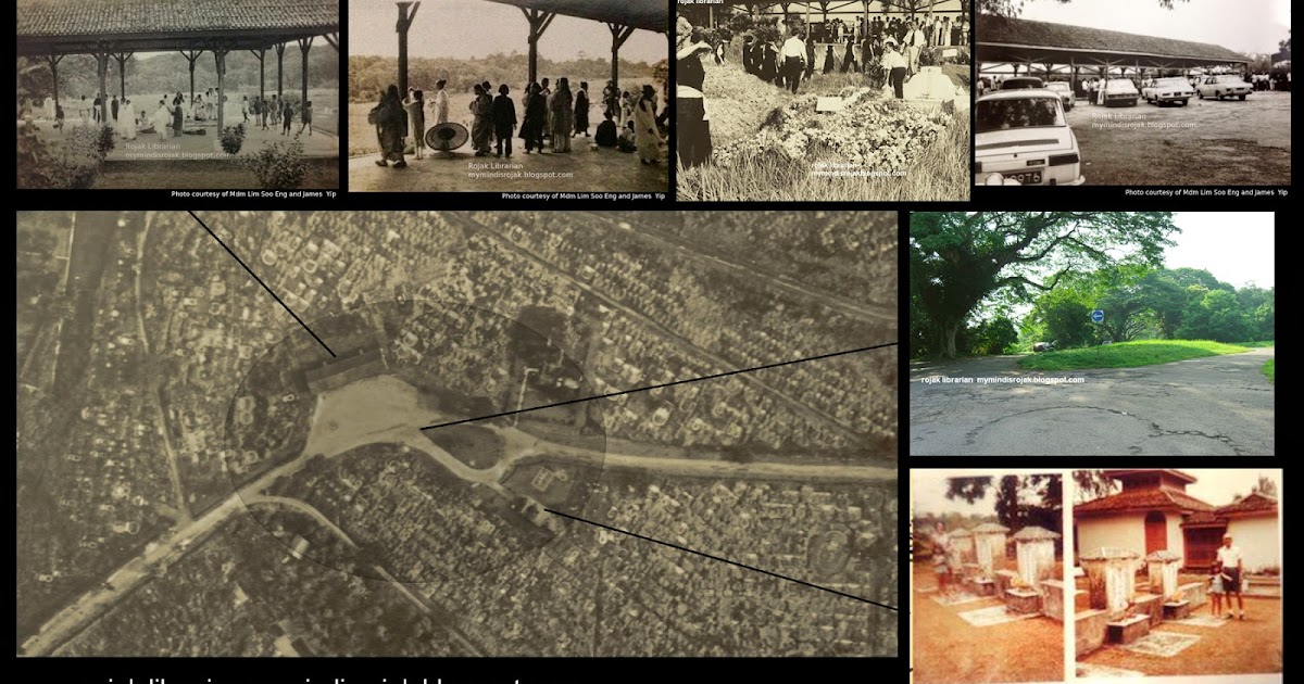 Aerial view of Bukit Brown in 1948 -roundabout